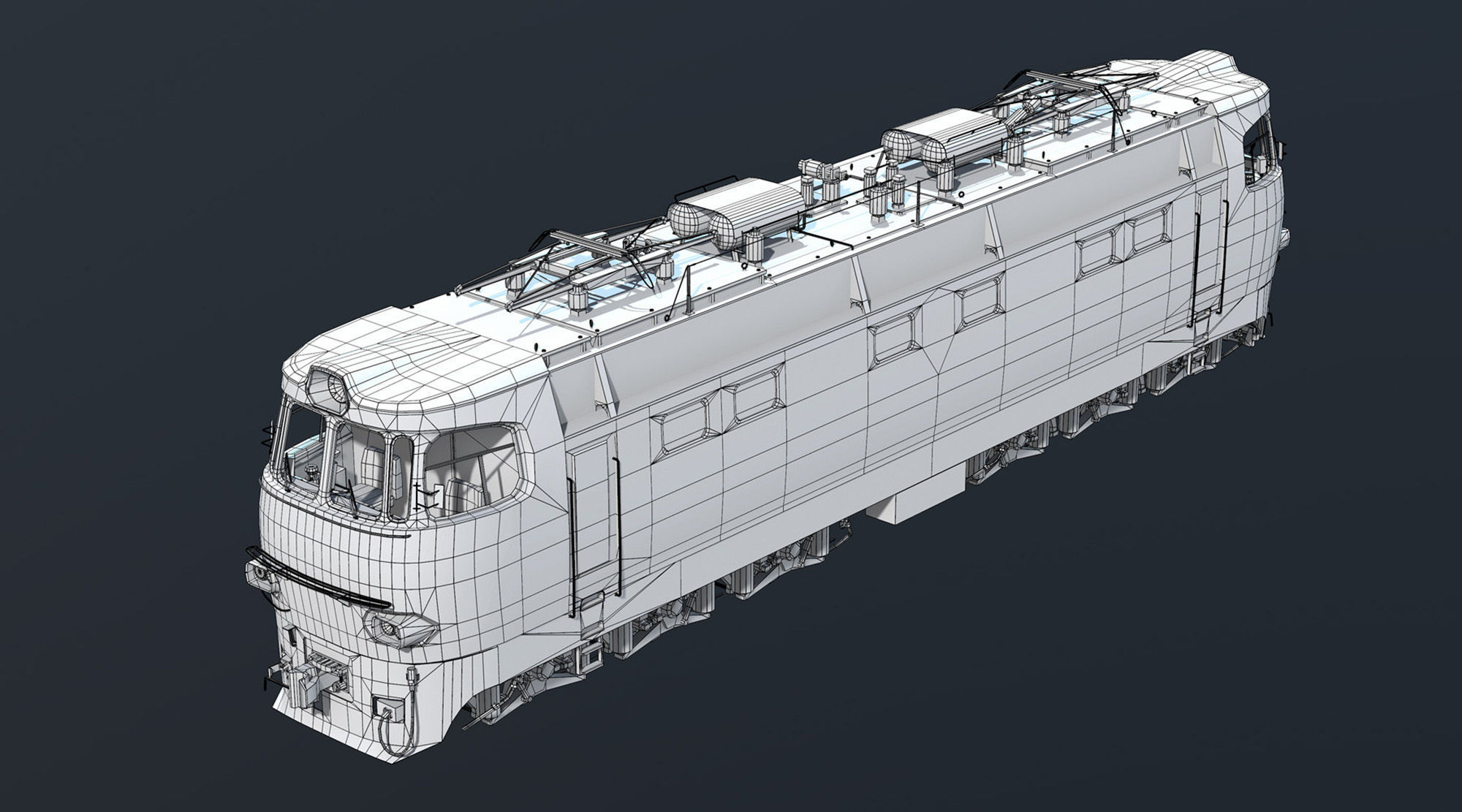 3D model ChS4 Locomotive VR / AR / low-poly | CGTrader