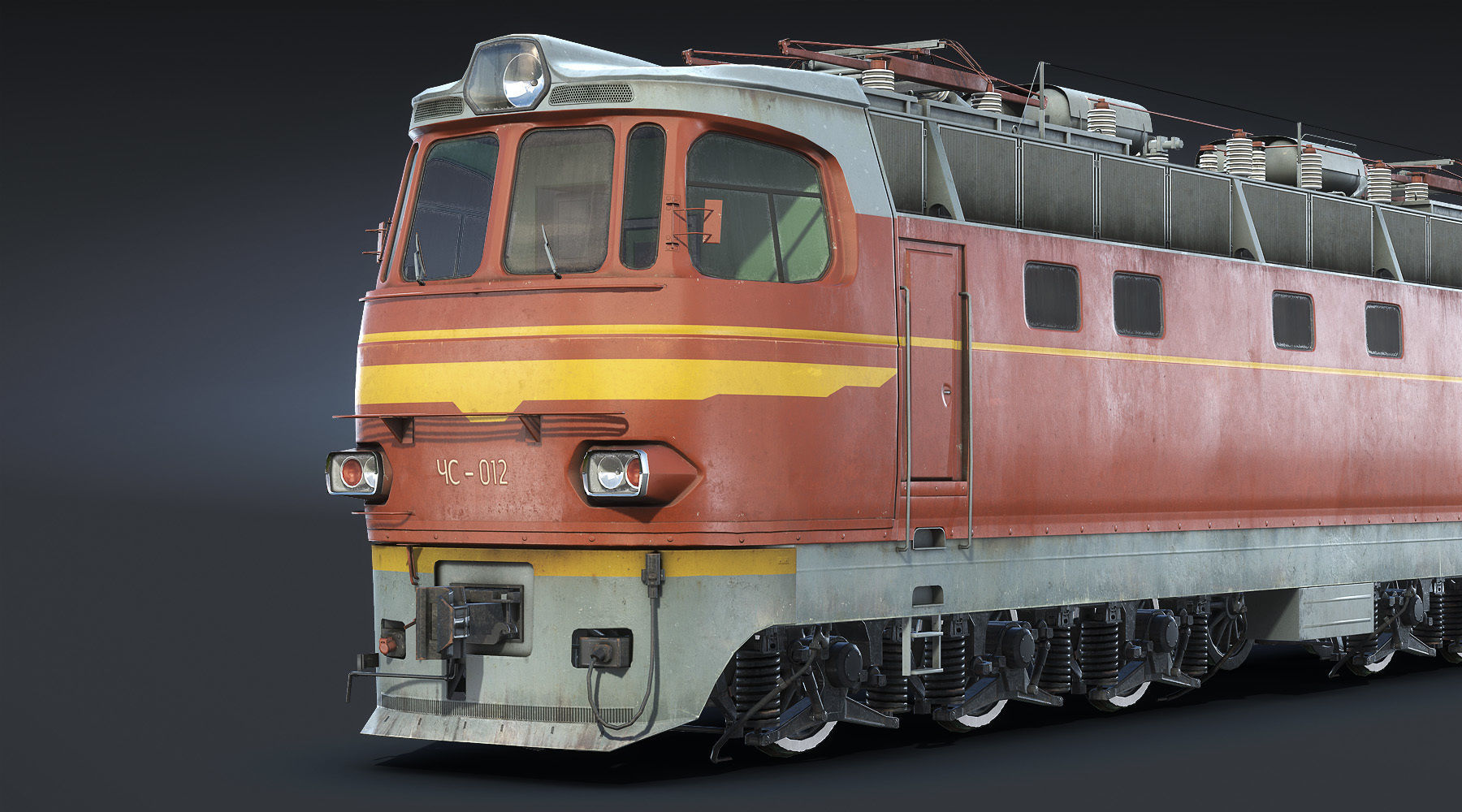3D model ChS4 Locomotive VR / AR / low-poly | CGTrader