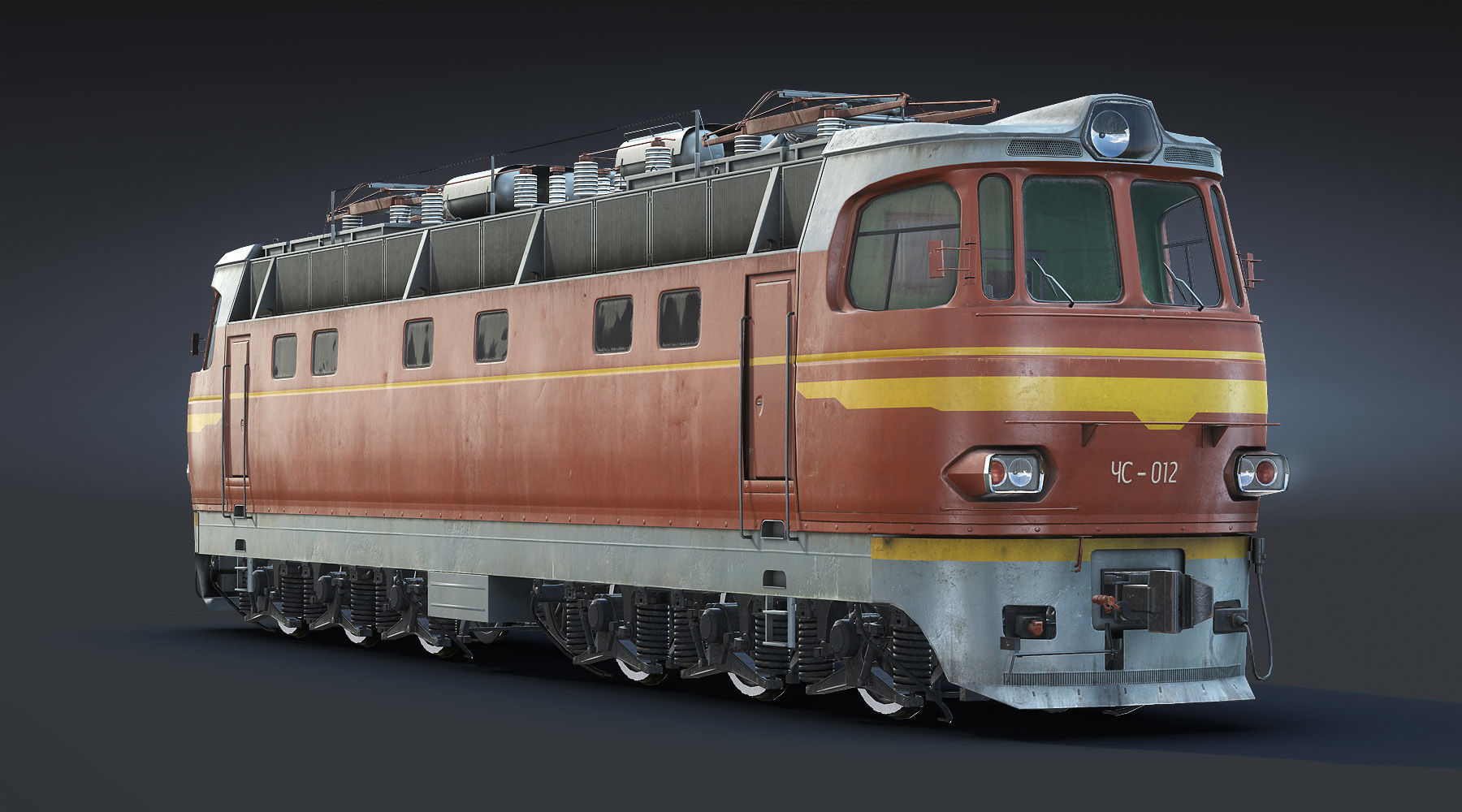 3D model ChS4 Locomotive VR / AR / low-poly | CGTrader