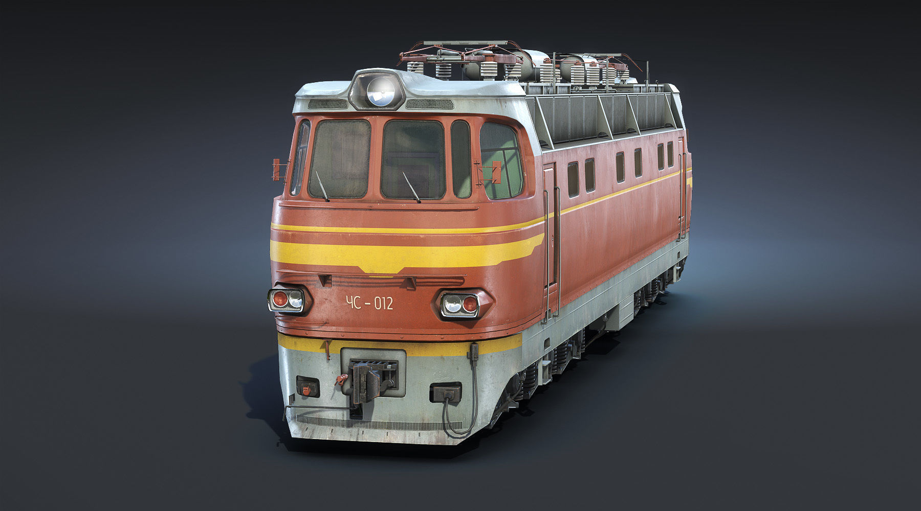 3D model ChS4 Locomotive VR / AR / low-poly | CGTrader