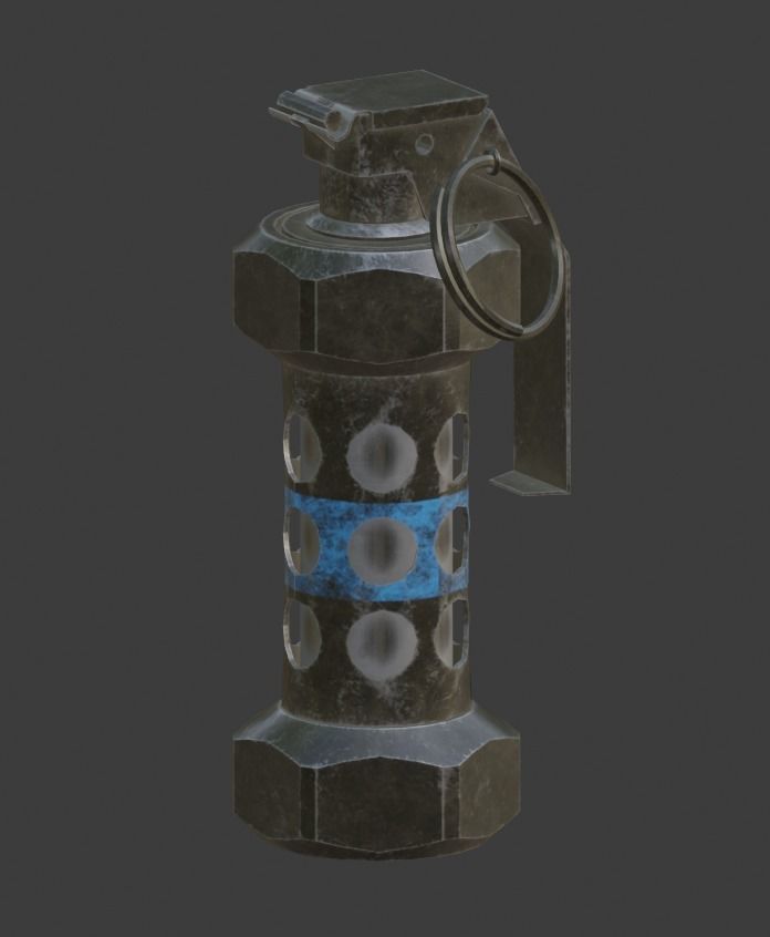 3D model Stun Grenade Flashbang VR / AR / low-poly | CGTrader