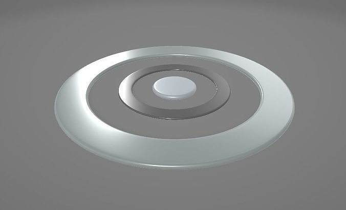 Pointer circular button free 3D model | CGTrader