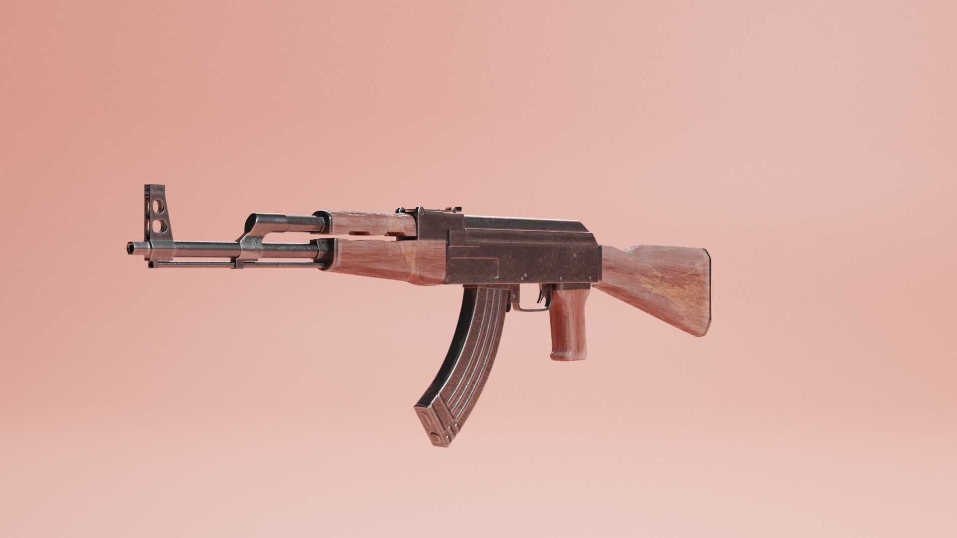 AK-47 Model ak rifle free 3D model | CGTrader