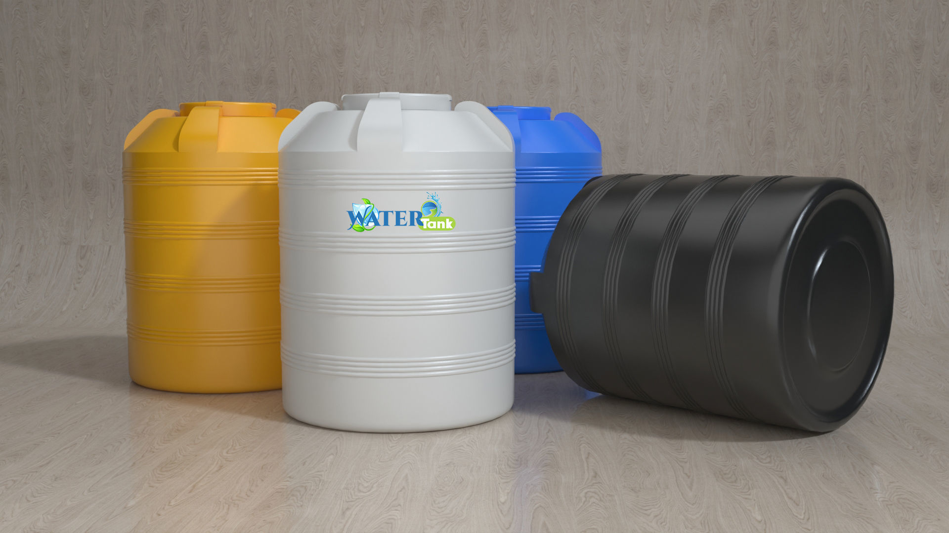 3D model Water Tank Model VR / AR / low-poly | CGTrader