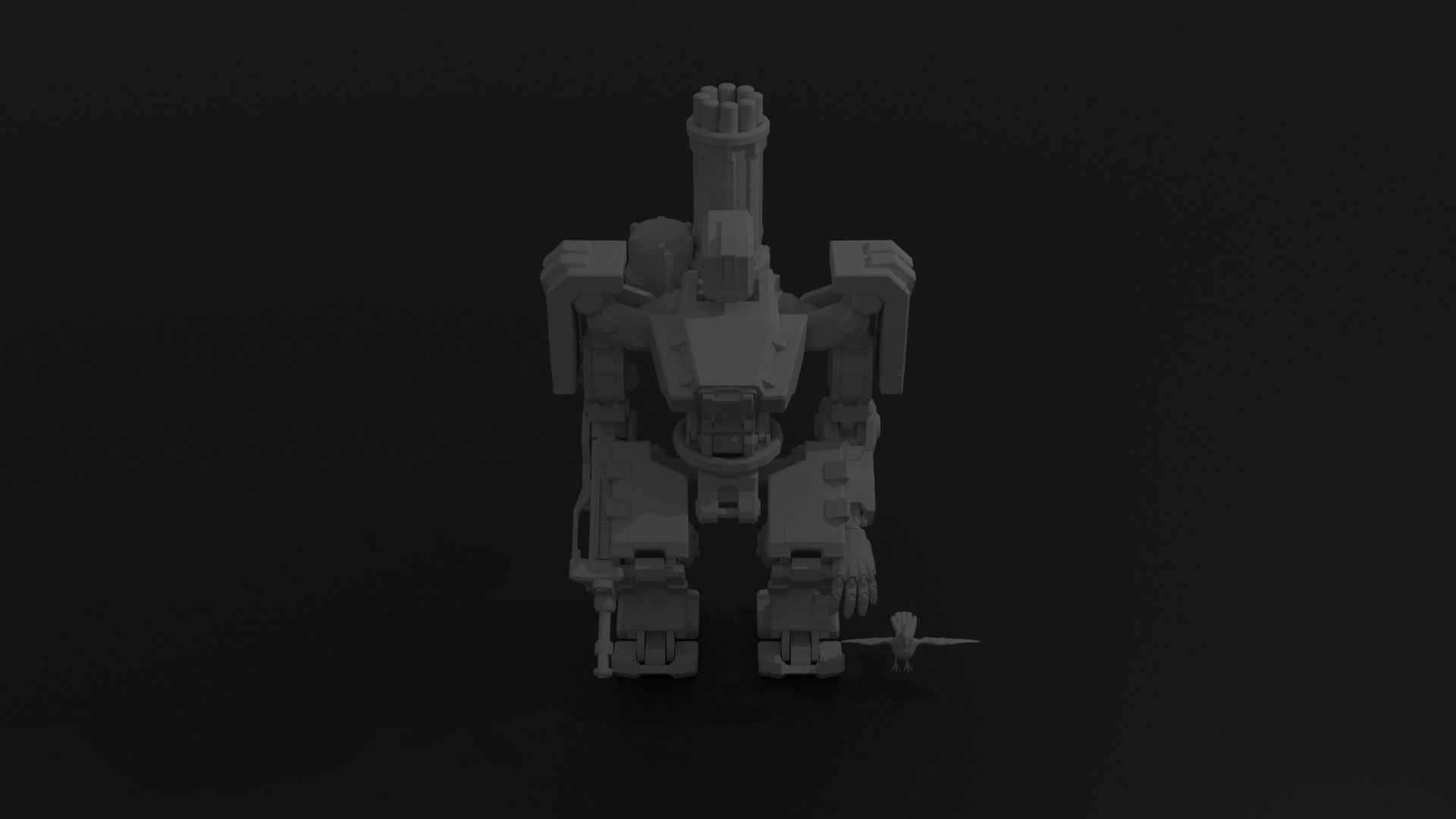 Bastion - Overwatch 3D model | CGTrader