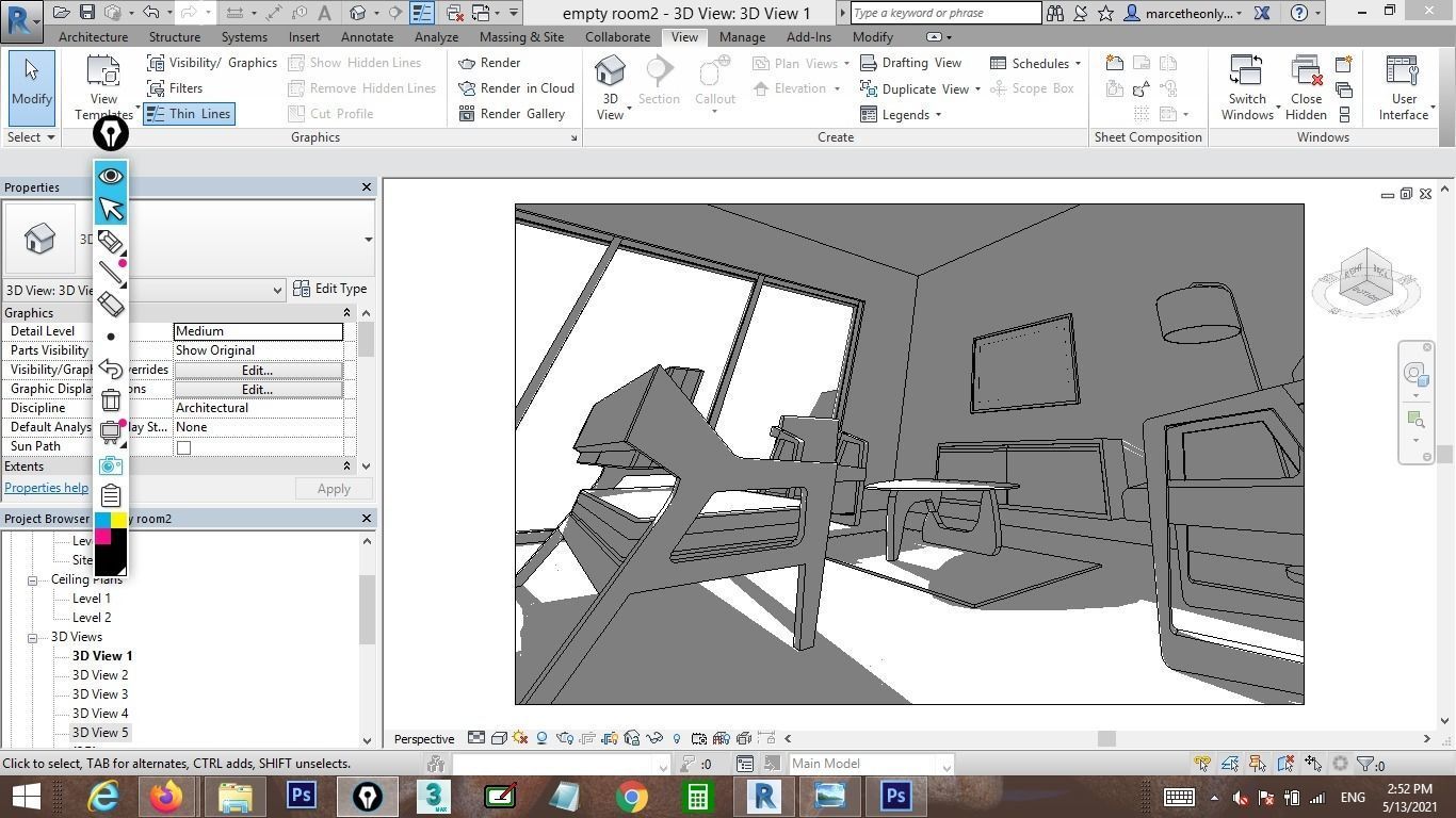 revit Living room forniture sets 3D model | CGTrader