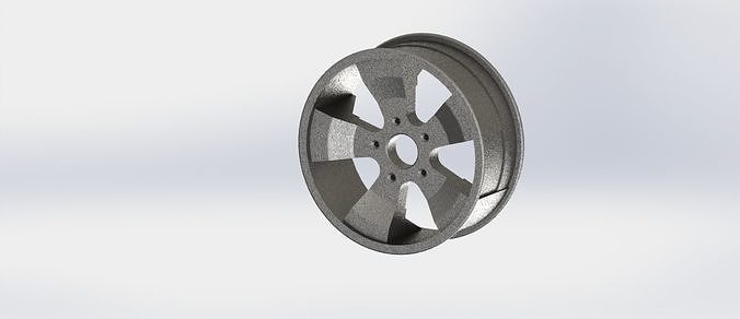 CAR RIM free 3D model 3D printable | CGTrader