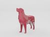 Low Poly Retriever dog 3D model 3D printable | CGTrader