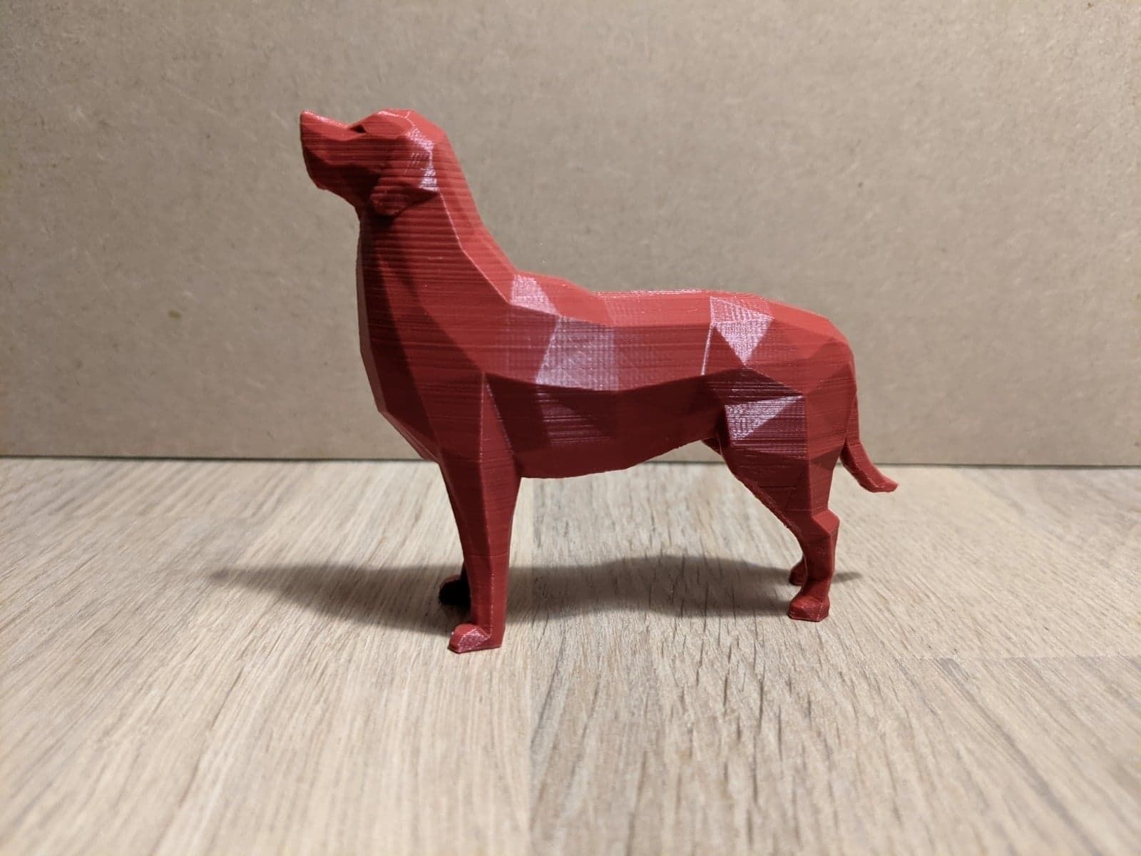Low Poly Retriever dog 3D model 3D printable | CGTrader