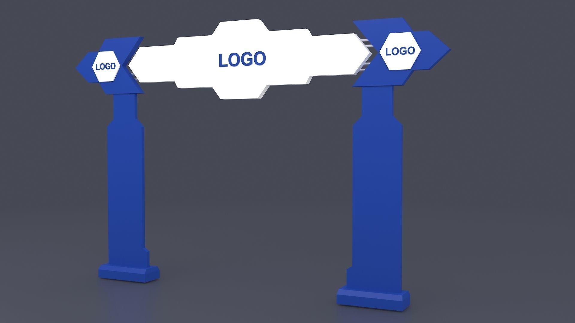 Entry Arch 3D model | CGTrader