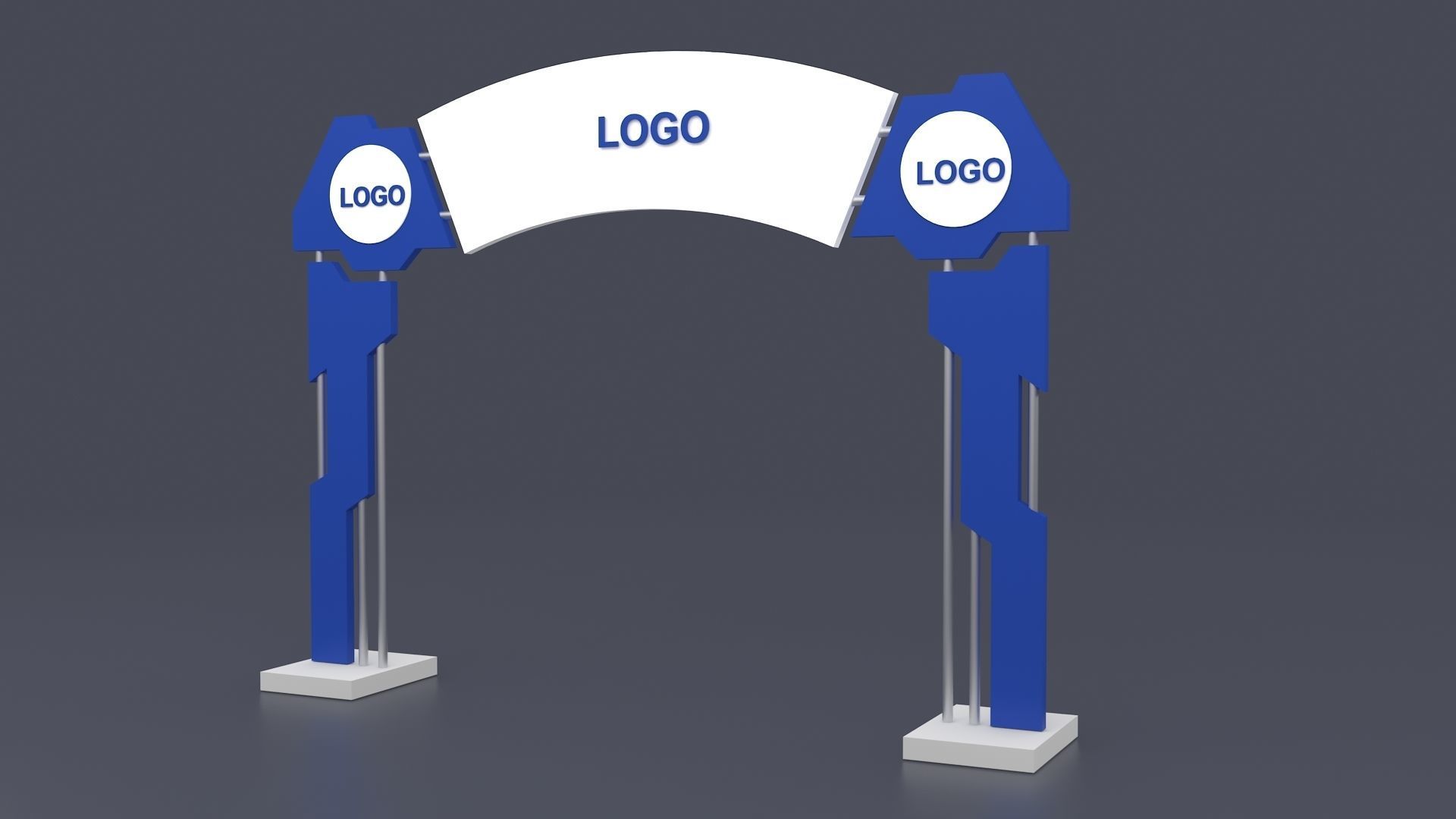 Entry Arch 3D model | CGTrader