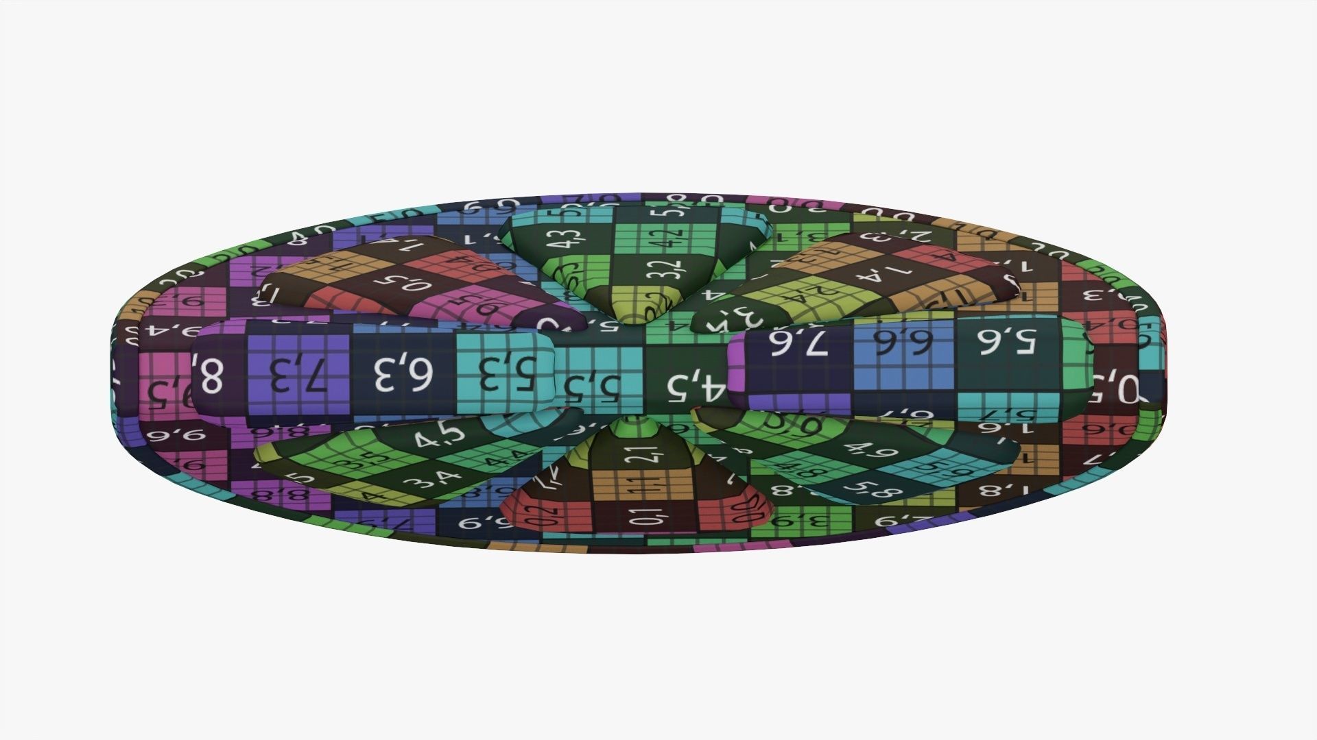 Lemon slice stylized 3D model | CGTrader