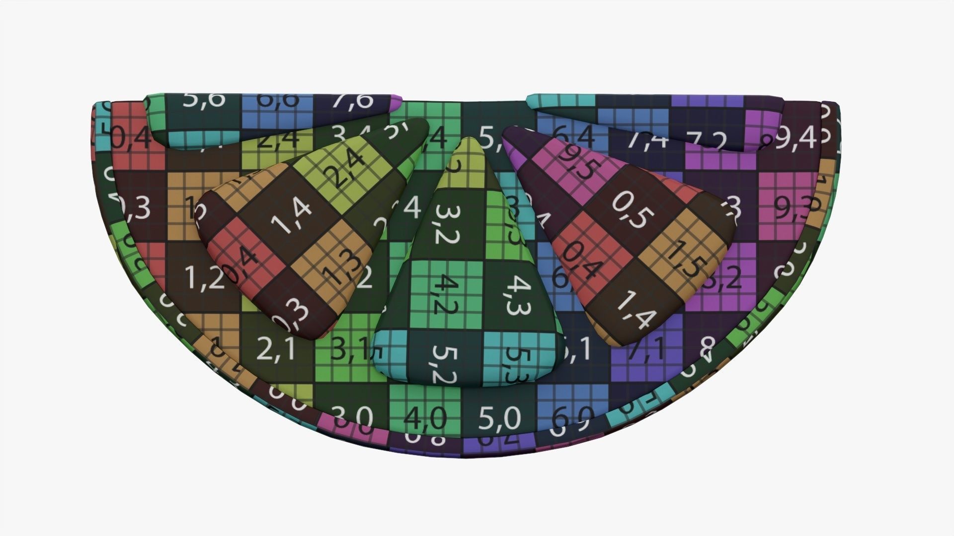 Lemon slice stylized 3D model | CGTrader