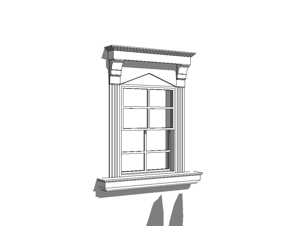 Exterior residential window 3D model | CGTrader