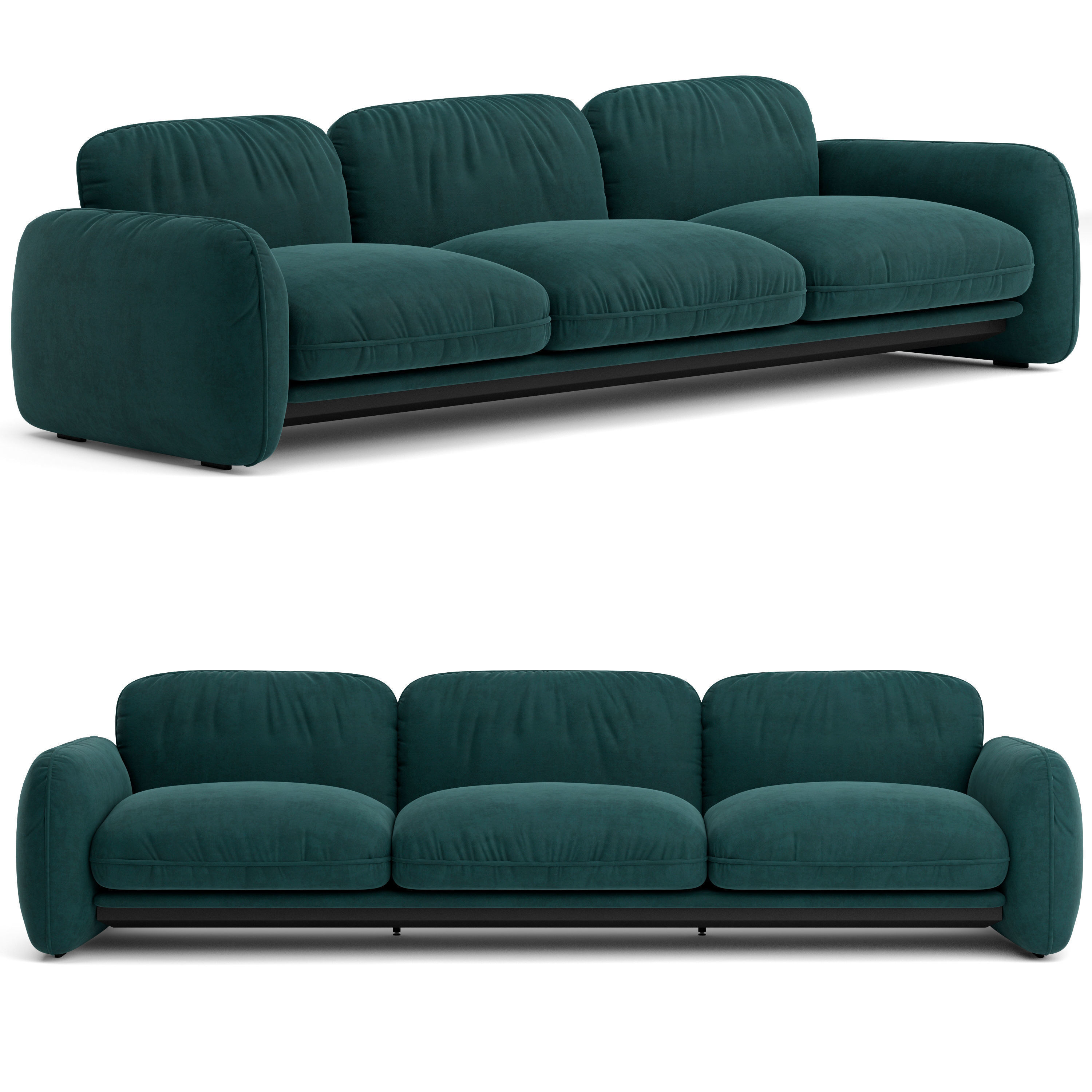 Baxter Brigitte sofa 3D model | CGTrader