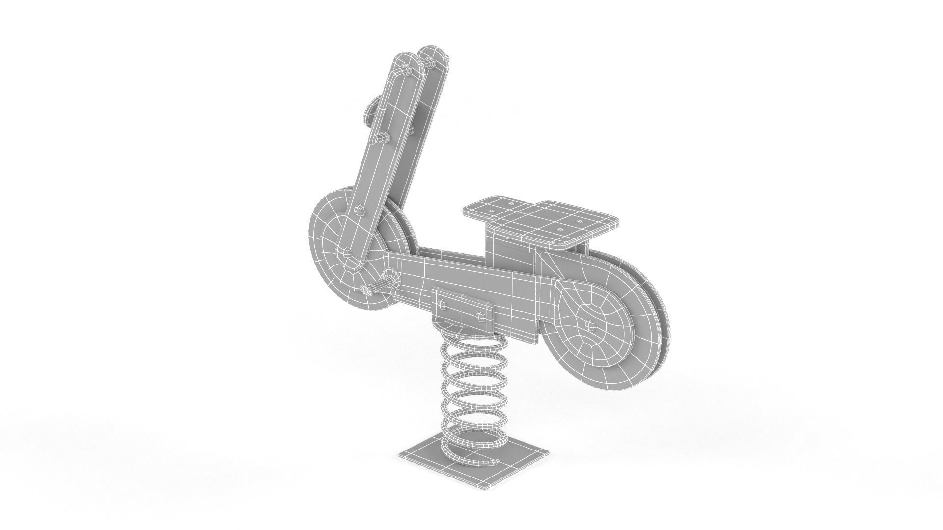 Motorcycle Spring Rider 3D model | CGTrader