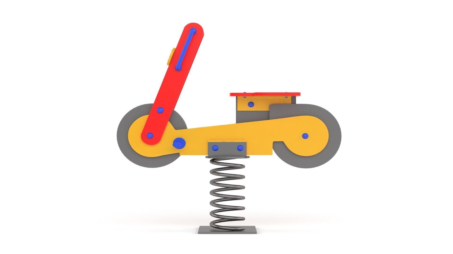 Motorcycle Spring Rider 3D model | CGTrader