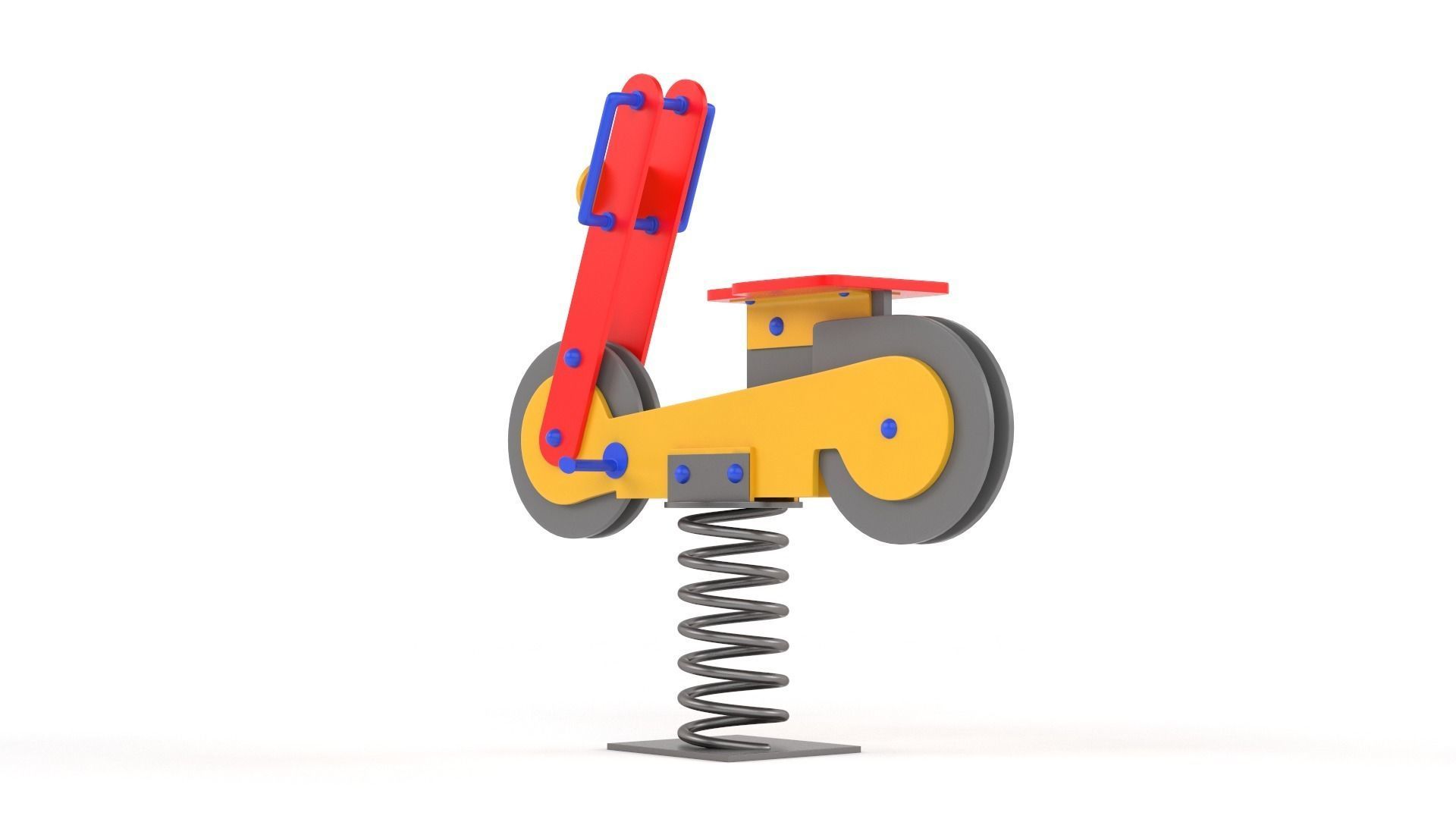 Motorcycle Spring Rider 3D model | CGTrader