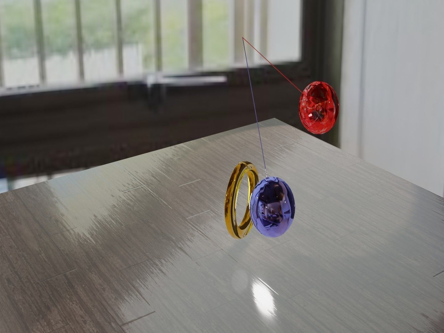 Moving Pendulum free VR / AR / low-poly 3D model animated rigged | CGTrader