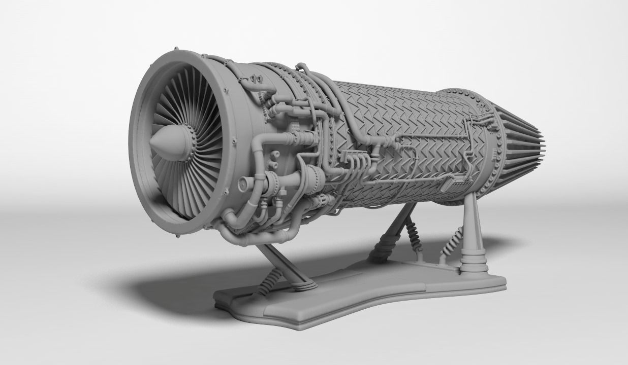jet engine for Print 3D model 3D printable | CGTrader