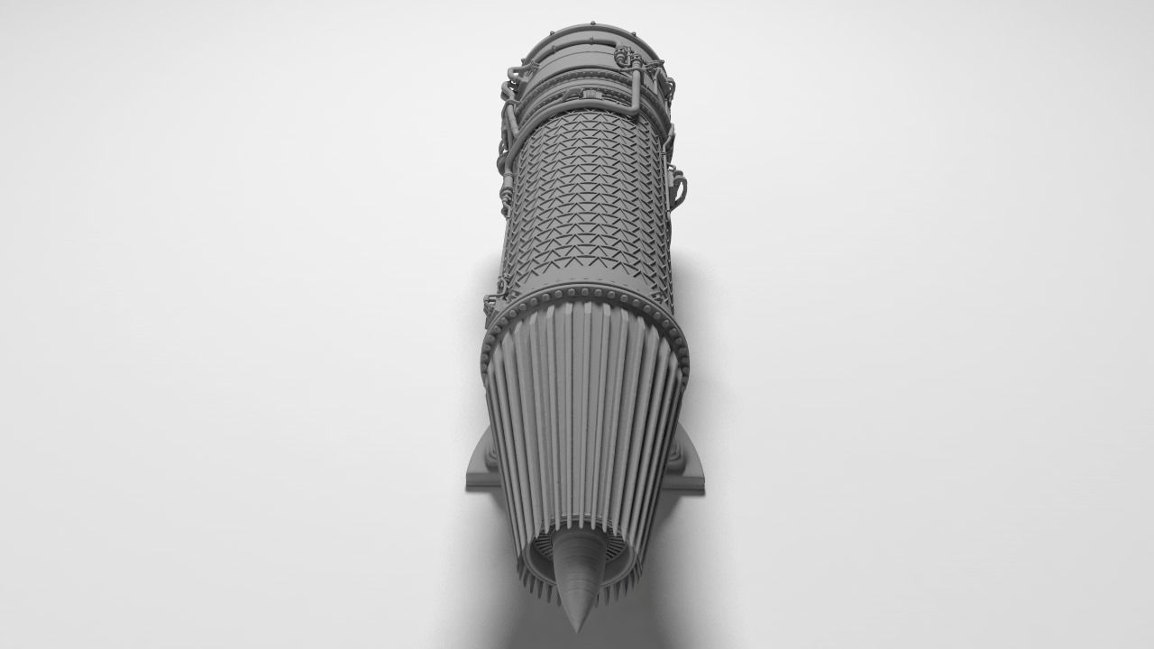 jet engine for Print 3D model 3D printable | CGTrader