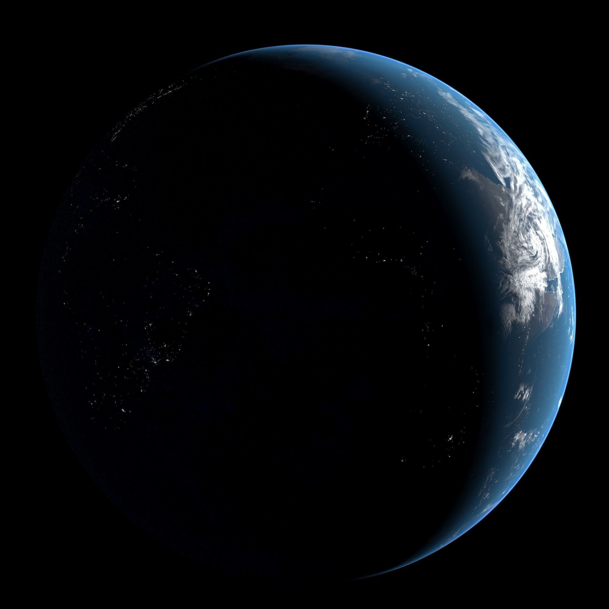 Planet Earth 21k texture 3D model | CGTrader