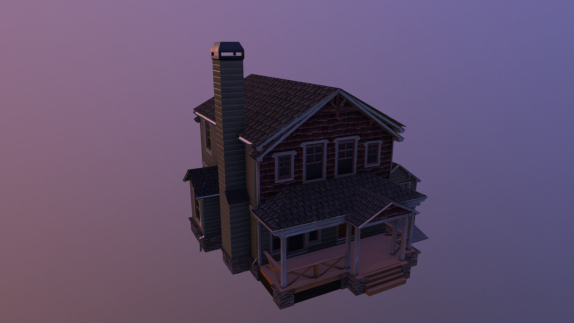 3D model Renovation of Old House Low Poly VR / AR / low-poly | CGTrader