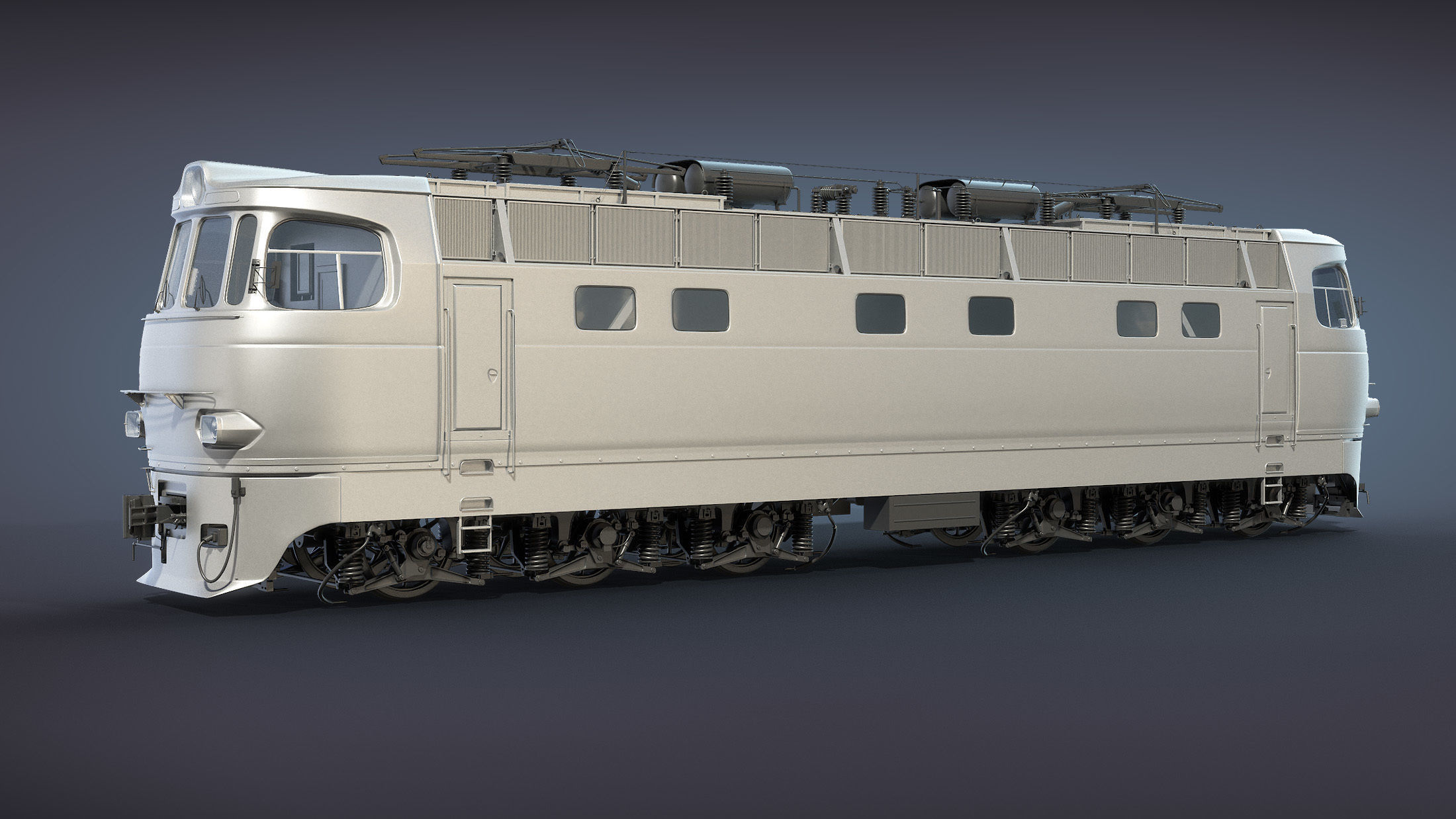ChS4 Locomotive High-Poly 3D model | CGTrader