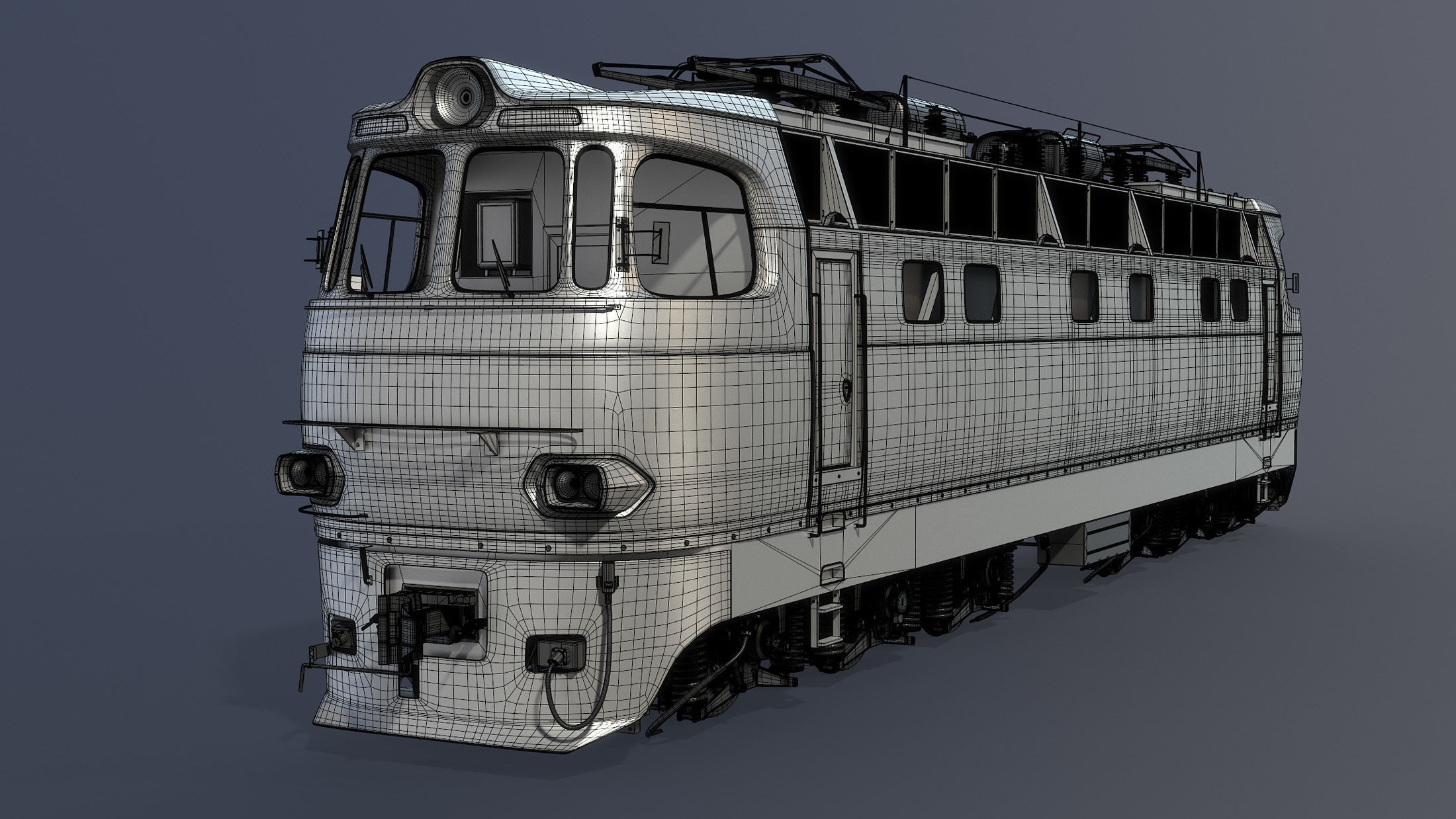 ChS4 Locomotive High-Poly 3D model | CGTrader
