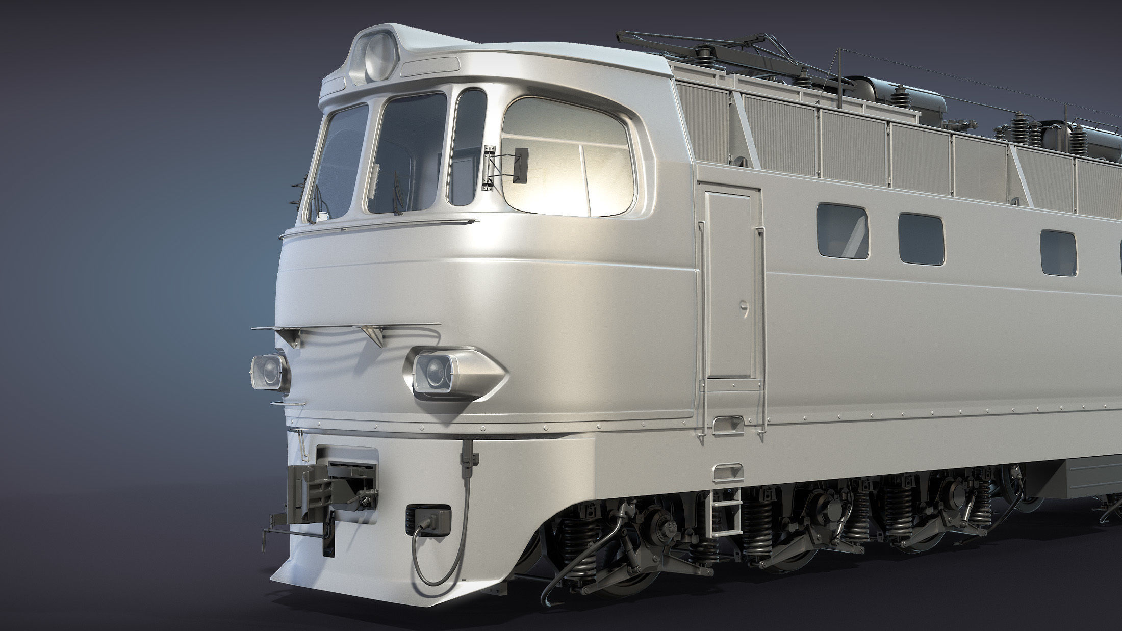 ChS4 Locomotive High-Poly 3D model | CGTrader