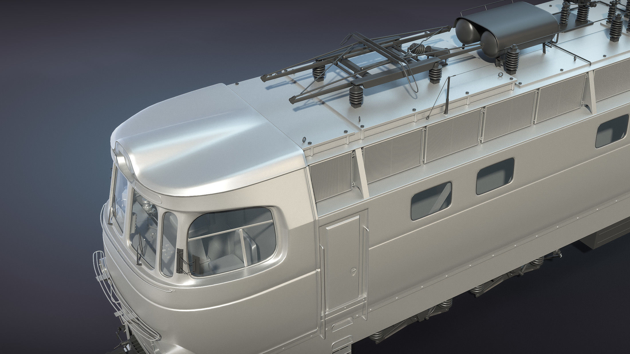 ChS4 Locomotive High-Poly 3D model | CGTrader