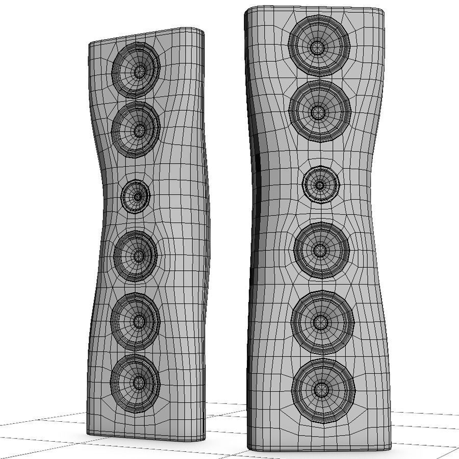 KEF Muon speakers 3D model | CGTrader