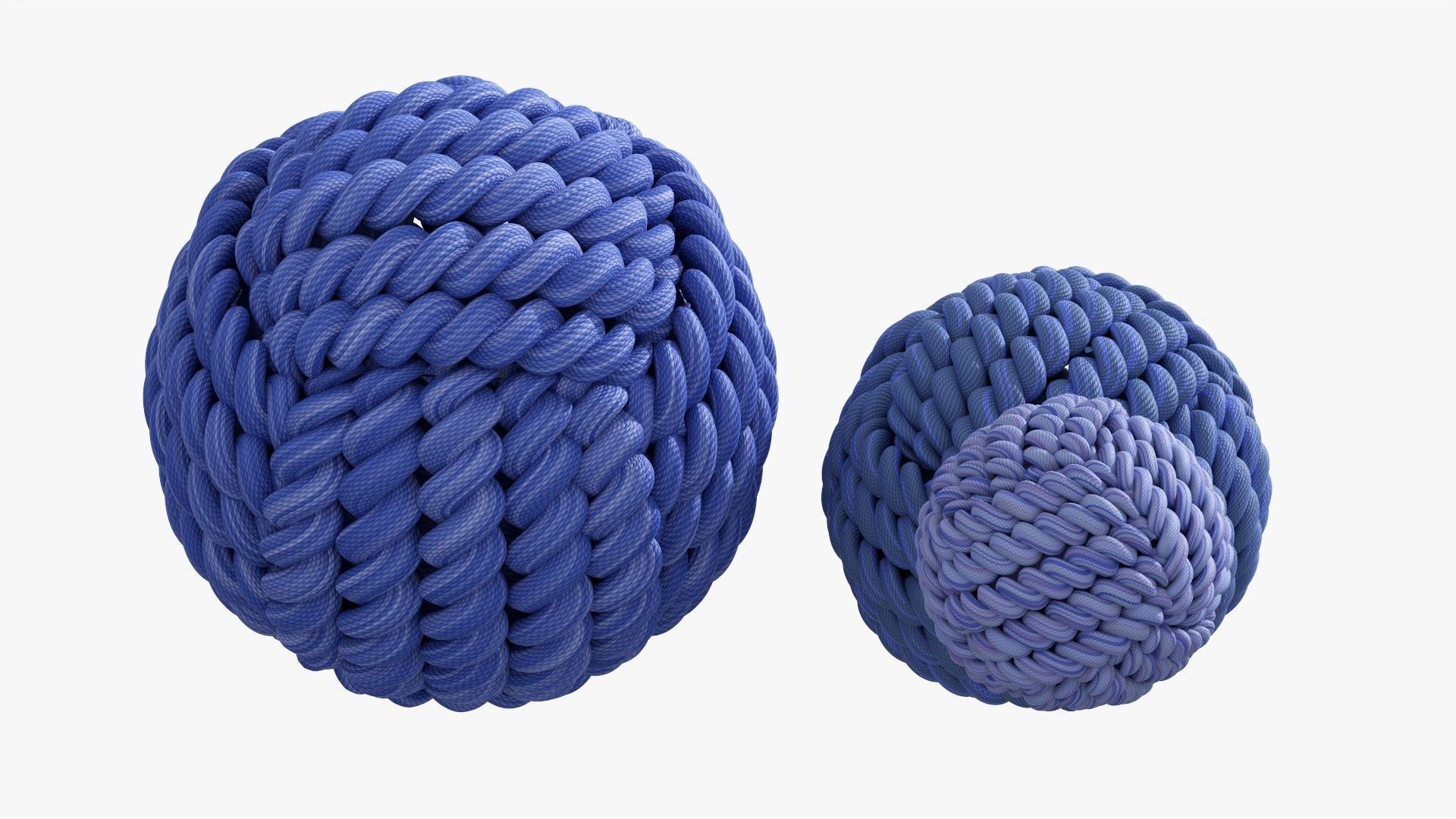 Decorative fabric balls free 3D model | CGTrader