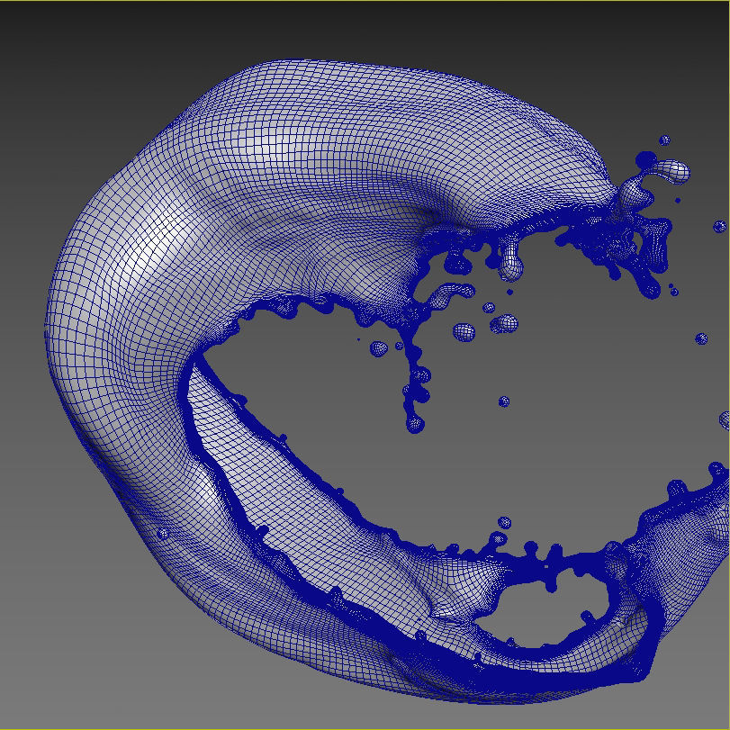 Oil Liquid Water splash 3D model | CGTrader