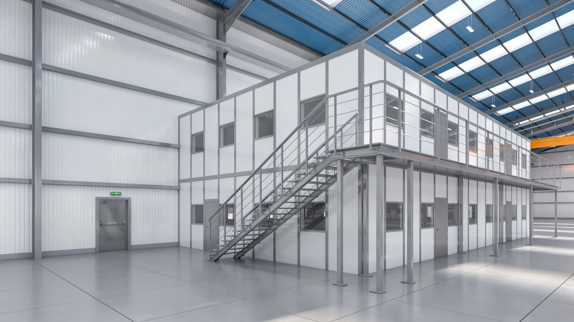 Warehouse 2 box with two rows of holes in it 3D model | CGTrader