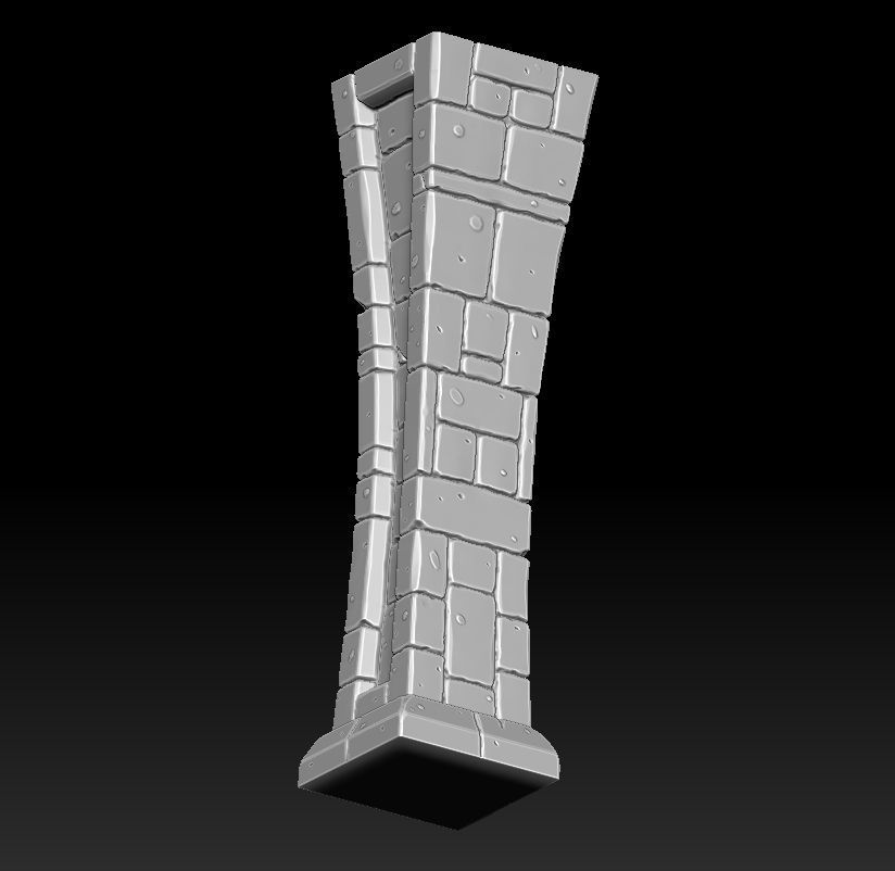 Fantasy stone obelisk 3d print 3D model 3D printable | CGTrader