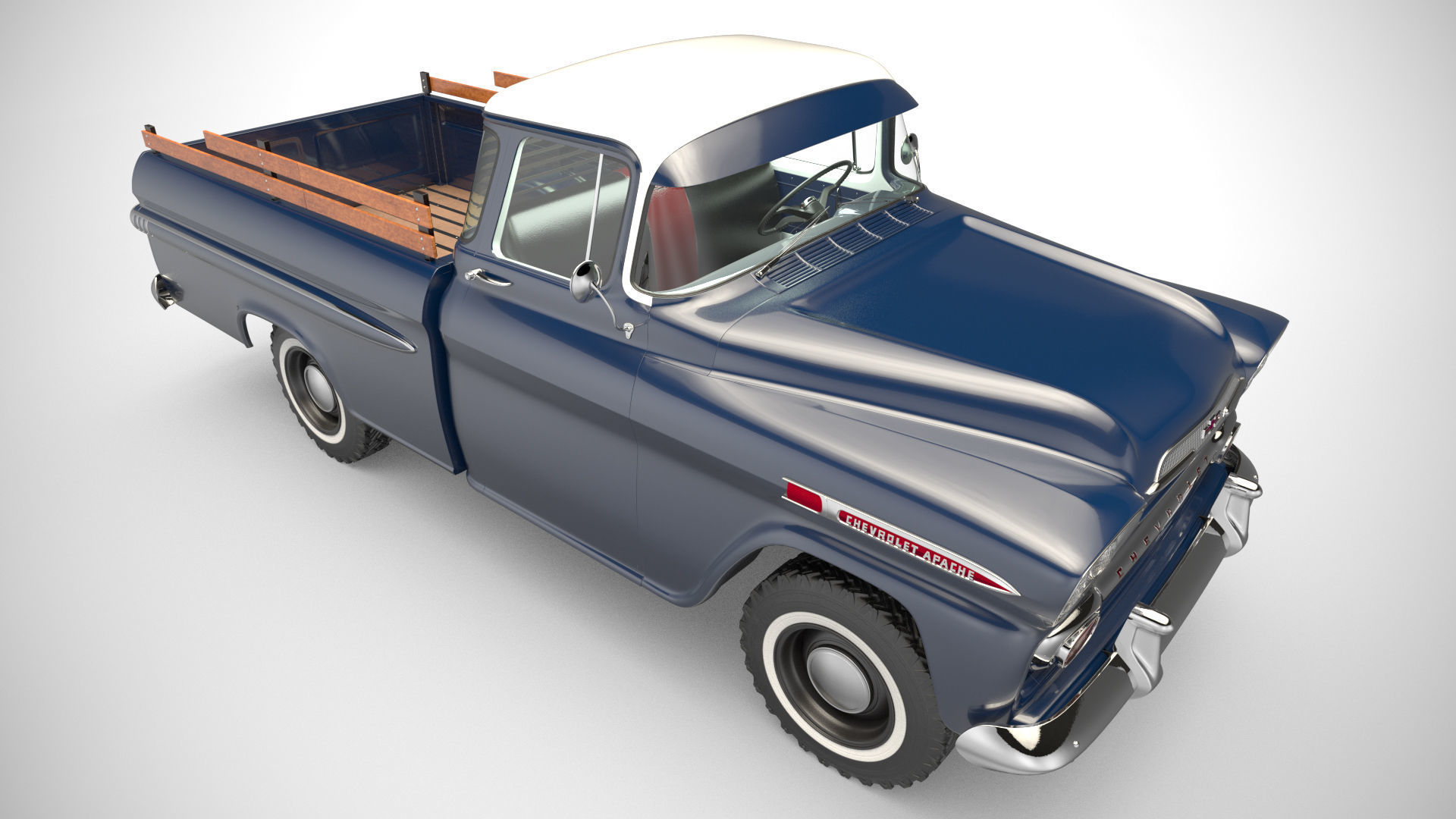 Chevrolet Apache 4x4 3D model | CGTrader