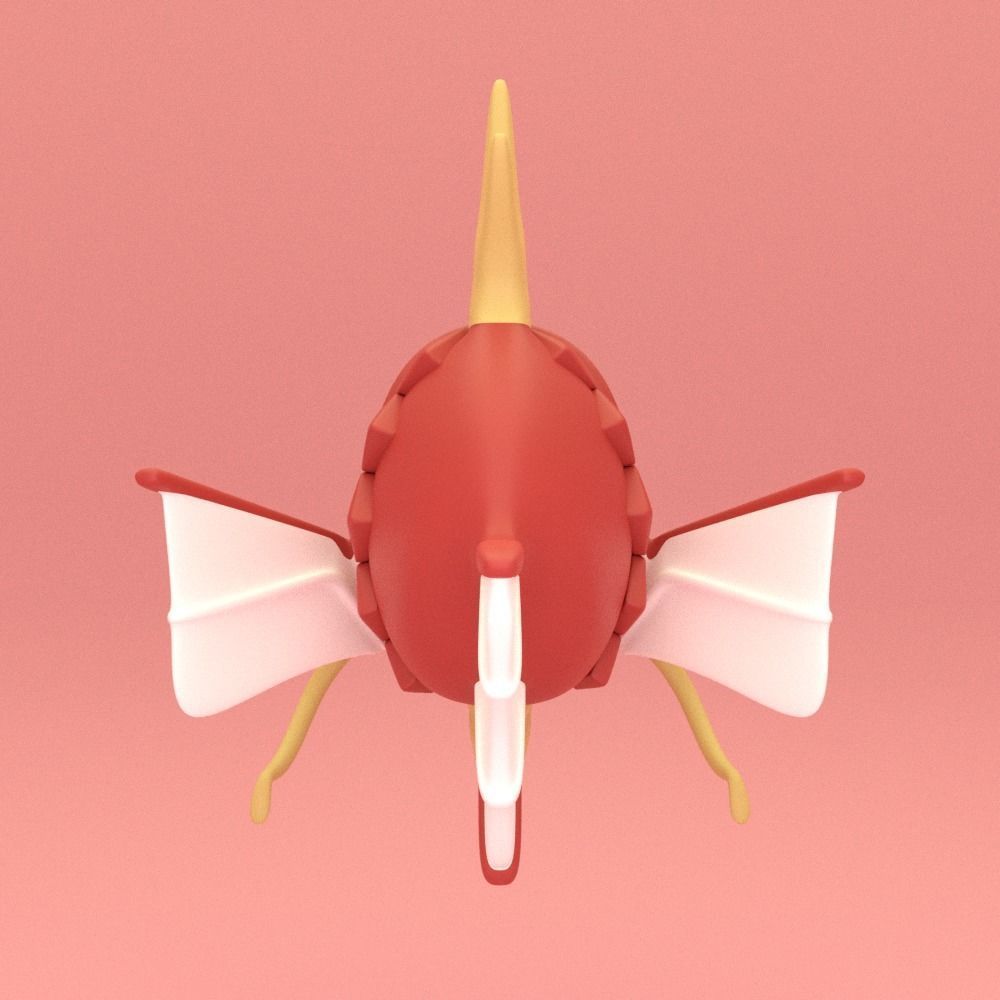 Magikarp pokemon fish 3D model 3D printable | CGTrader