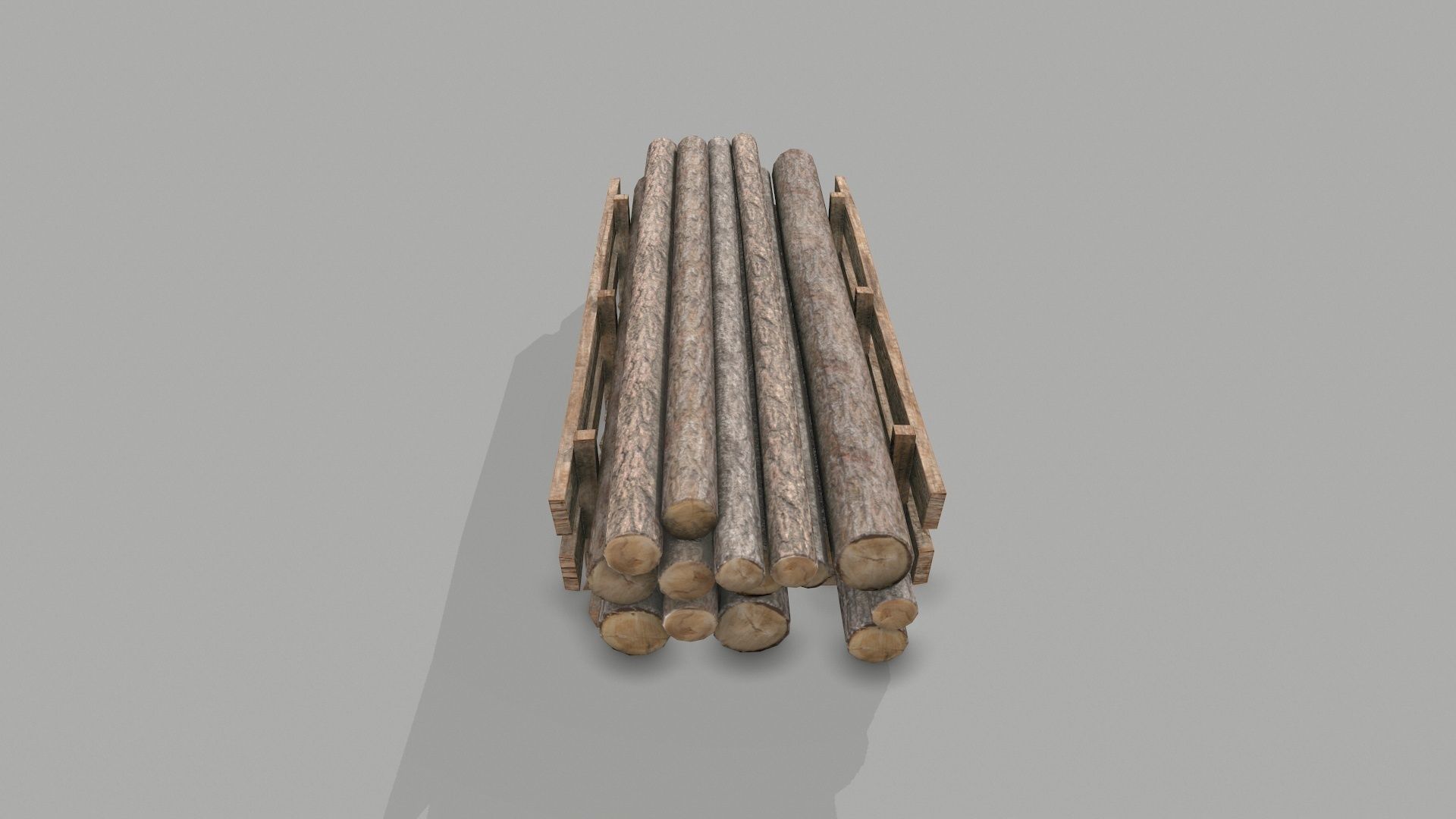 3D model Wood logs A VR / AR / low-poly | CGTrader