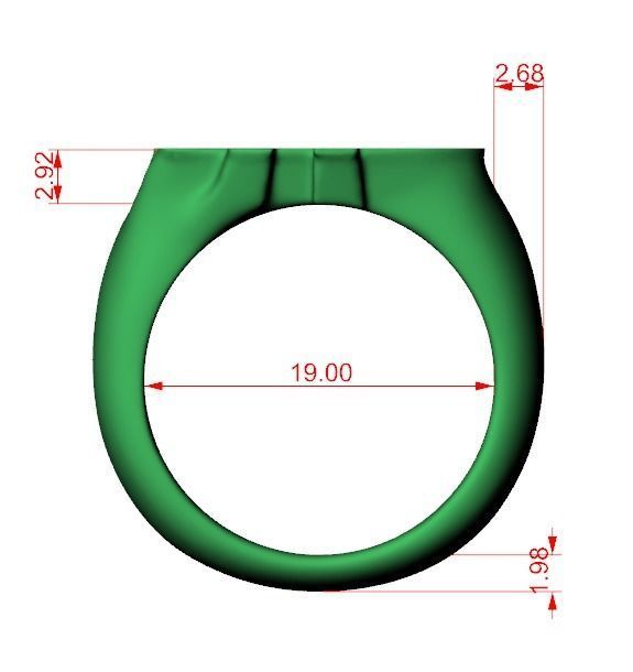 Ring BitCoin crypto currency signet 3D model 3D printable | CGTrader