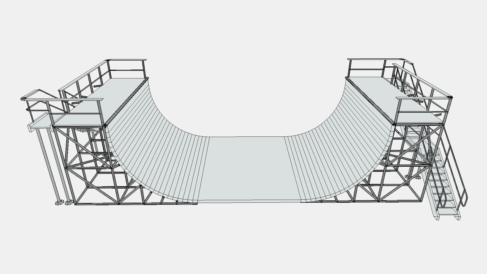 3D model Vert Ramp VR / AR / low-poly | CGTrader