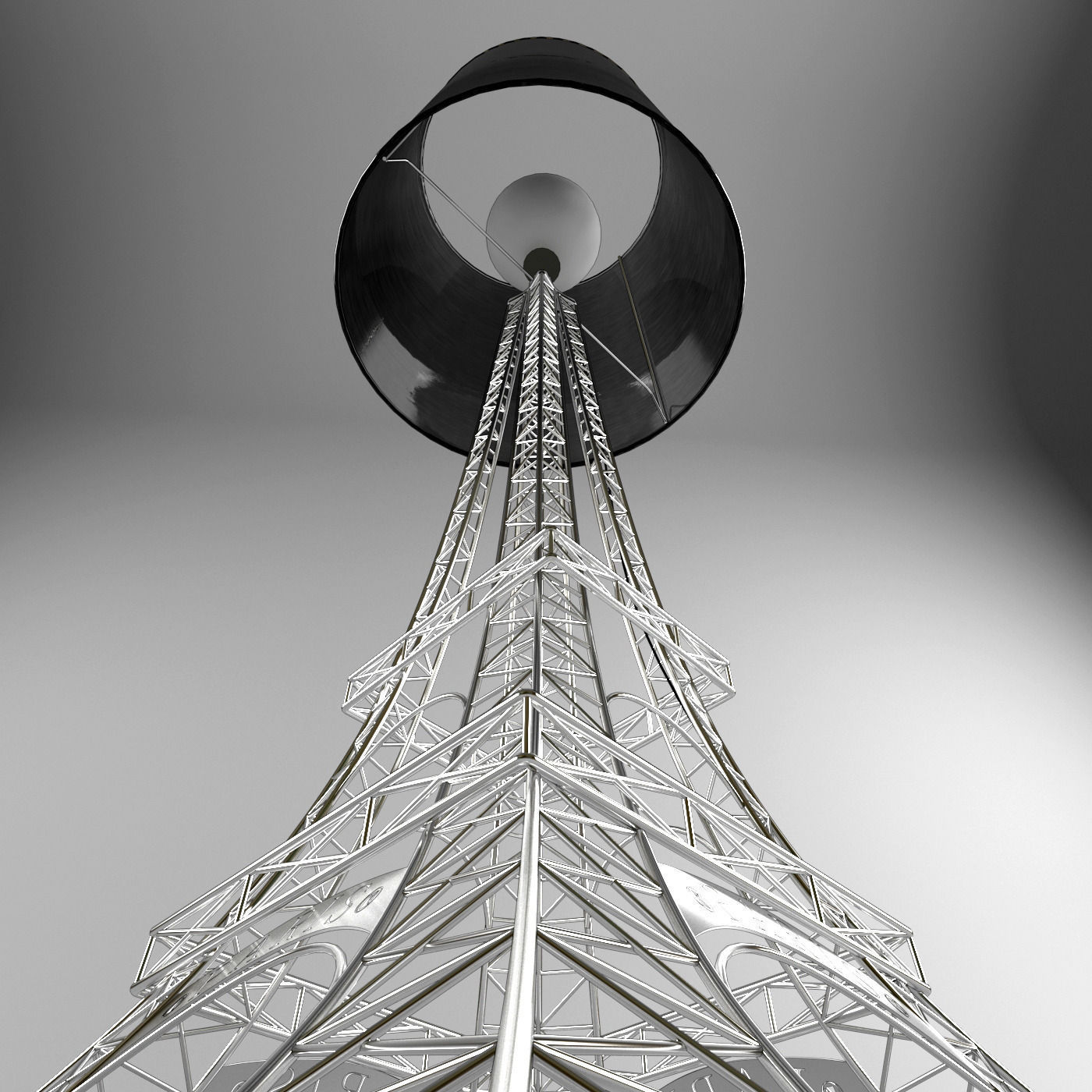 Eiffel Tower Lamp 3D model | CGTrader