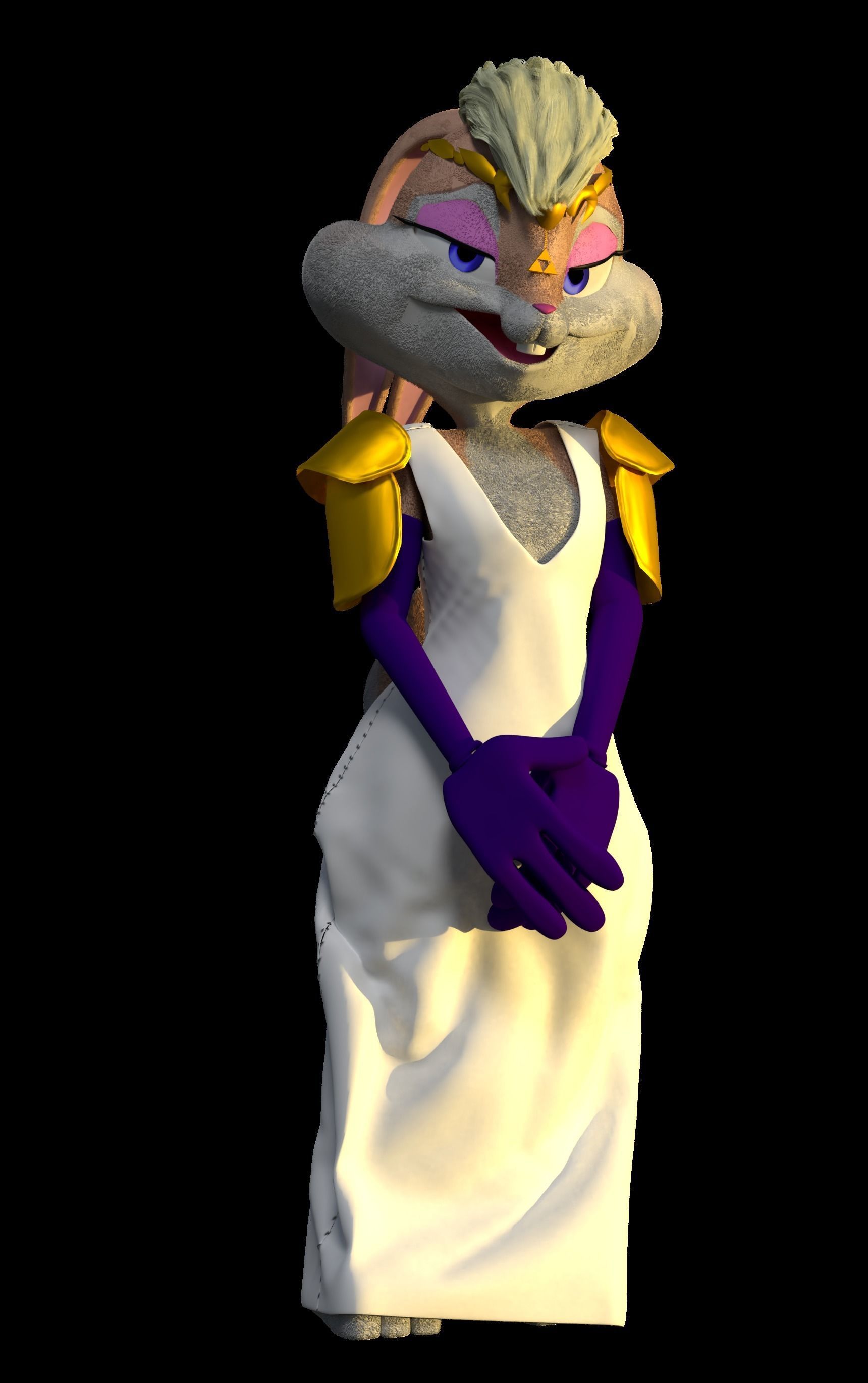 Lola Bunny Space Jam 3D model rigged | CGTrader