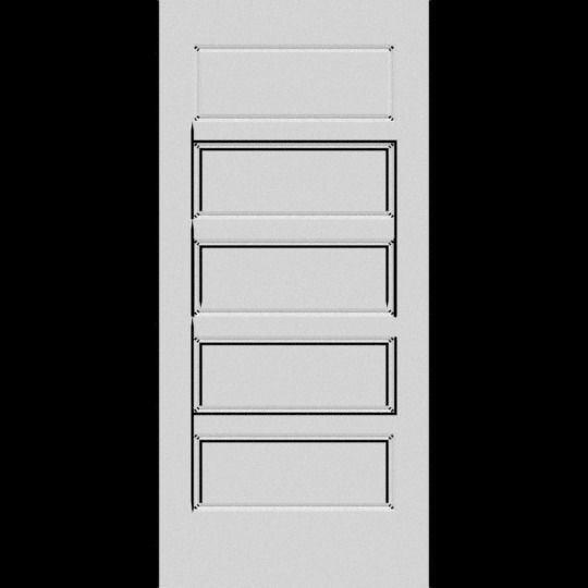 Riverside style door panel free 3D model | CGTrader