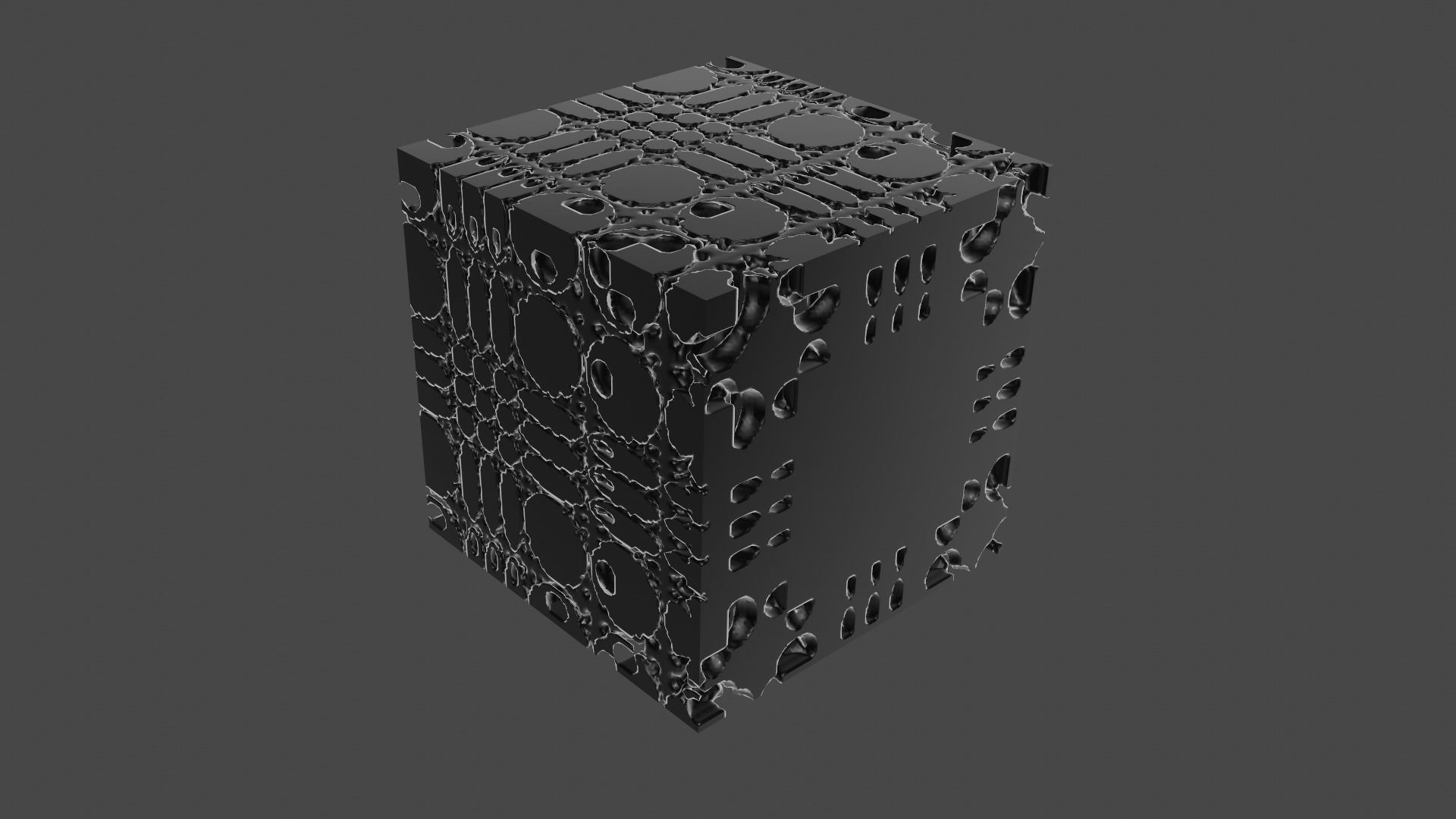 Fractal model number 1 3D model | CGTrader