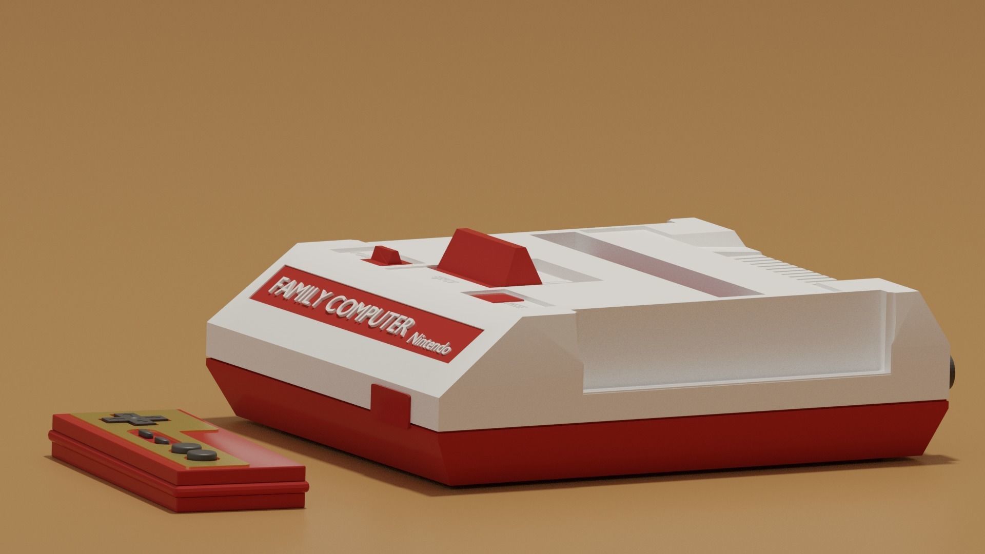 3D model Nintendo Family Computer Famicom VR / AR / low-poly | CGTrader