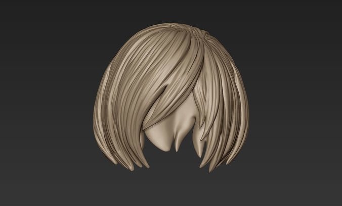 Hair 39 3D model | CGTrader
