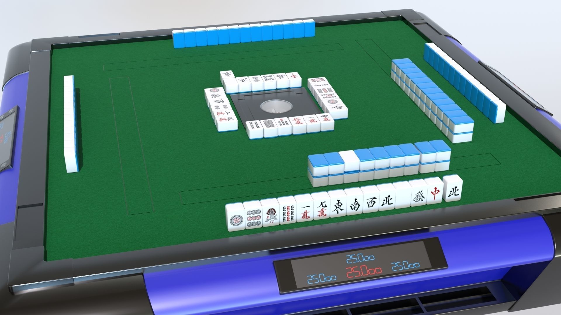 3D model Fully automatic Mahjong Table VR / AR / low-poly | CGTrader