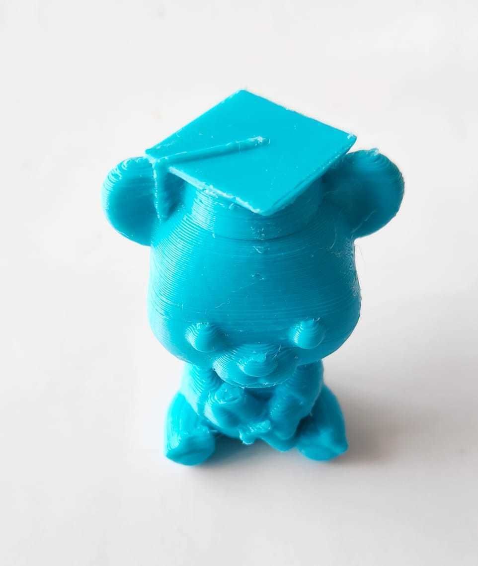Graduate Bear 3D model 3D printable | CGTrader