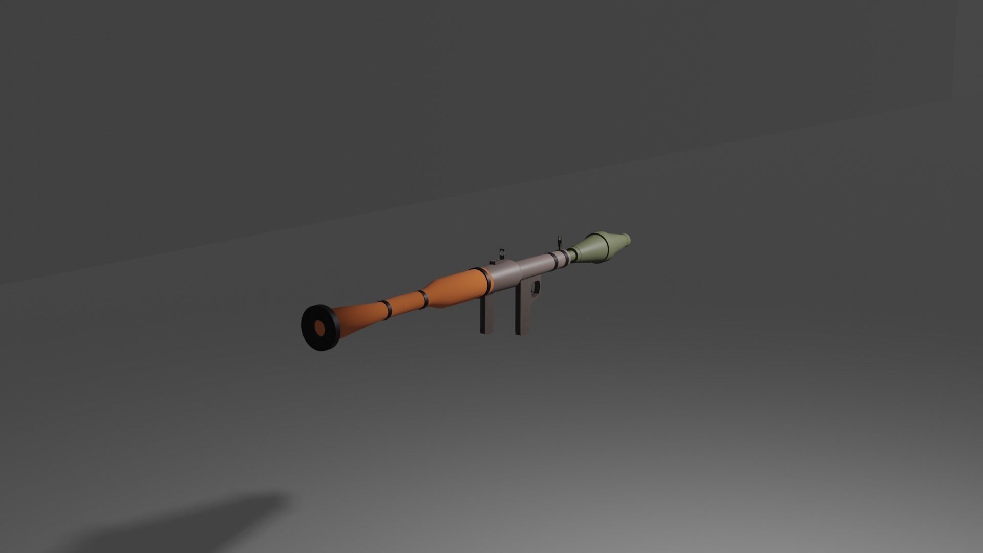 RPG 7 grenade launcher Game ready Low-poly 3D model free VR / AR / low ...